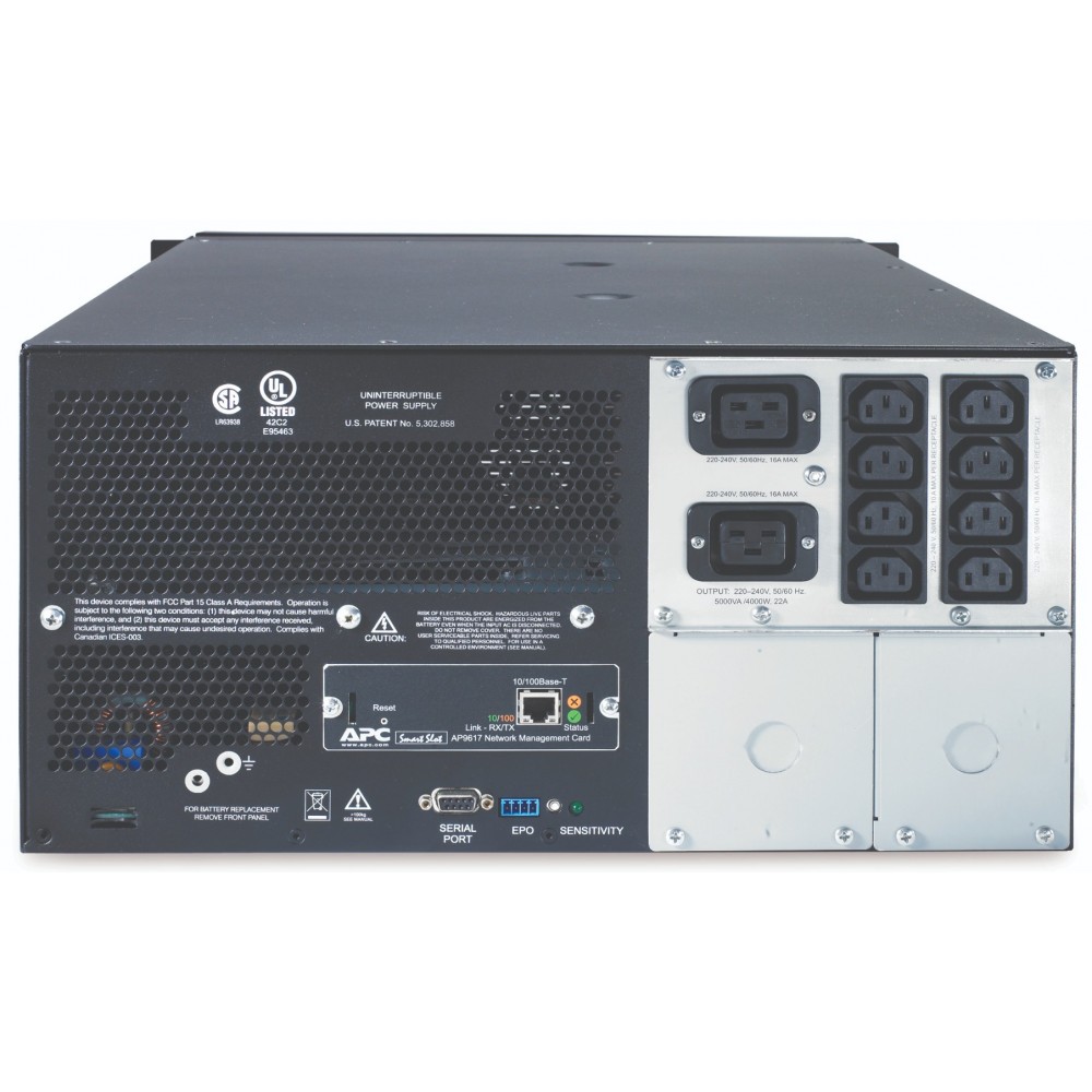ИБП APC Smart-UPS 5000VA RM 5U SUA5000RMI5U - Максимальная Защита для ...